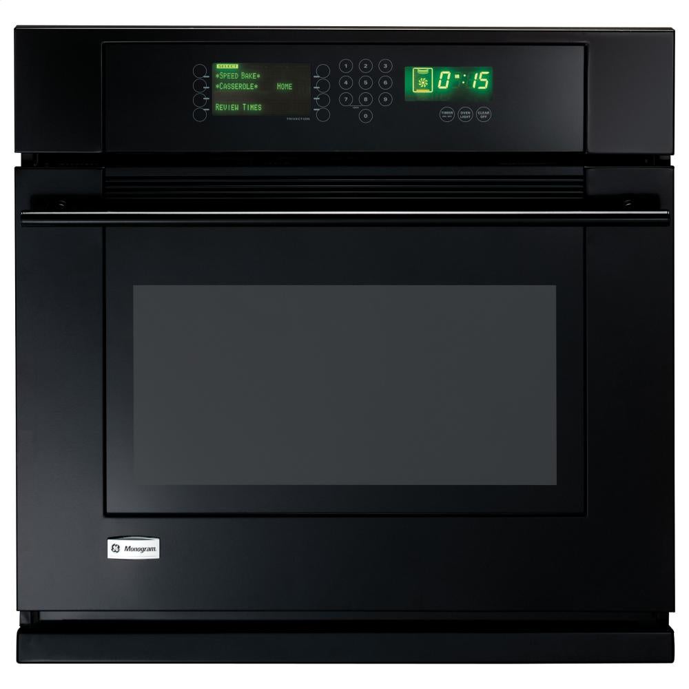 Monogram ZET3038BHBB 30" Single Electric Wall Oven with 4.3 cu. ft ...