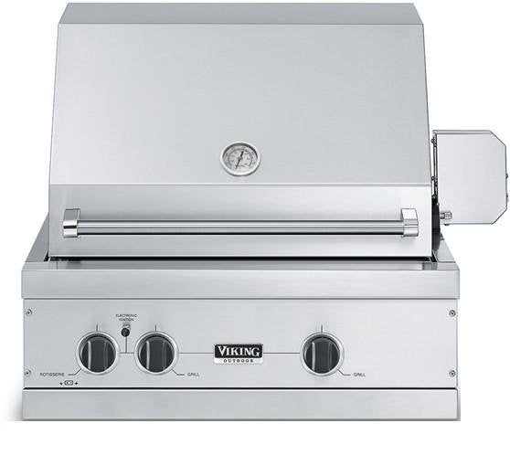 Viking VGBQ3002RT2LSS 30 Inch Built-in Gas Grill with 563 sq. in ...