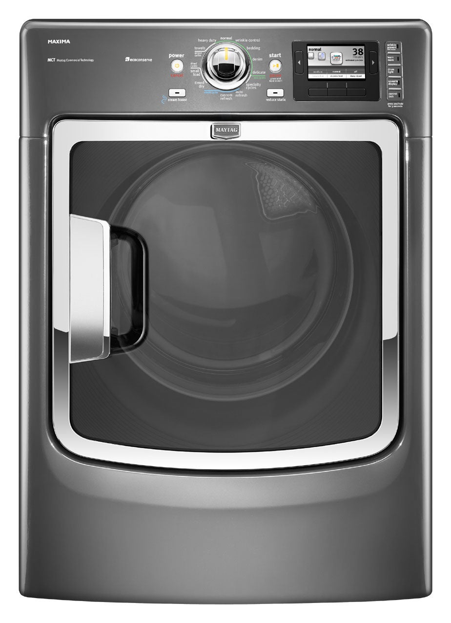 Maytag MED9000YG 27" Front-Load Electric Dryer with 7.4 cu. ft ...
