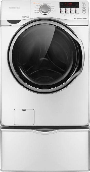 Samsung WF431ABW 27" Front-Load Washer with 3.9 cu. ft. Capacity, 13 ...