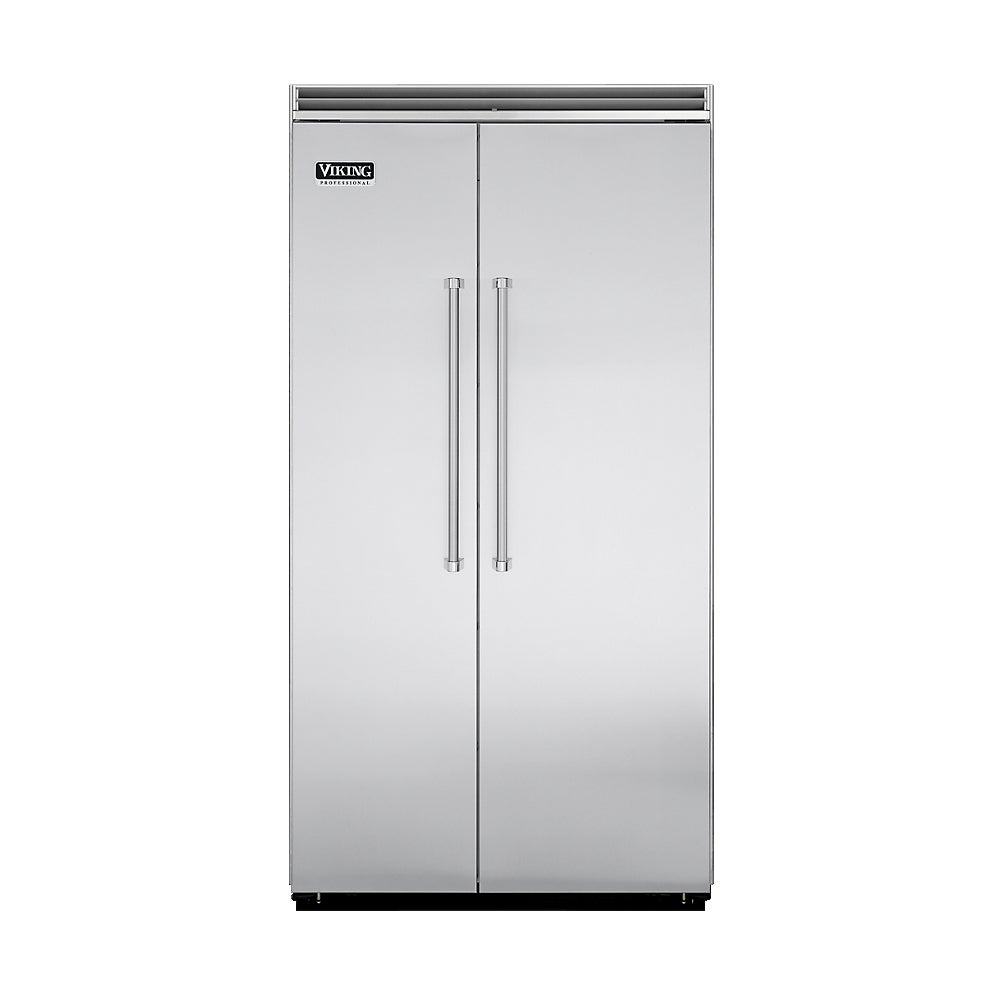 Viking VCSB5421SS 42 Inch Quiet Cool Built-in Side by Side Refrigerator ...