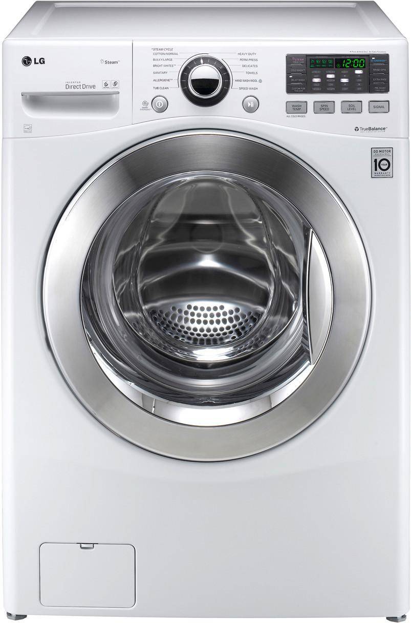 LG WM3070HWA 27" Front-Load Washer with 3.7 cu. ft. Capacity, 12 Wash ...