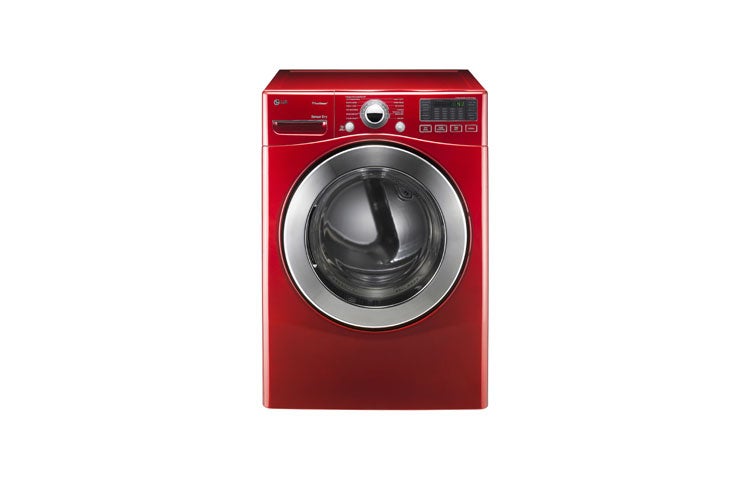 LG DLGX3071R 27" Gas Dryer with 7.3 cu. ft. Capacity, 12 Dry Cycles, 10 ...