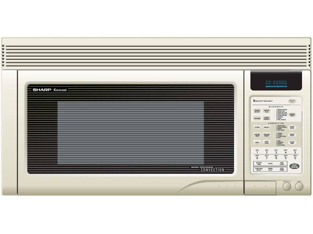 Sharp R1872T 30 Inch, 1.1 cu. ft. Over-the-Range Convection Microwave ...