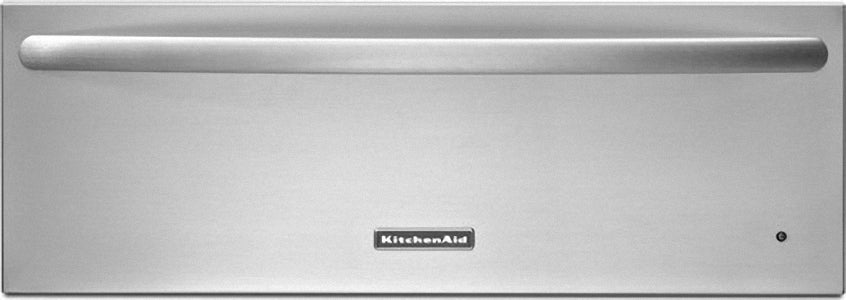 KitchenAid KEWS175BSS 27 Inch Warming Drawer with 1.3 cu. ft. Capacity ...