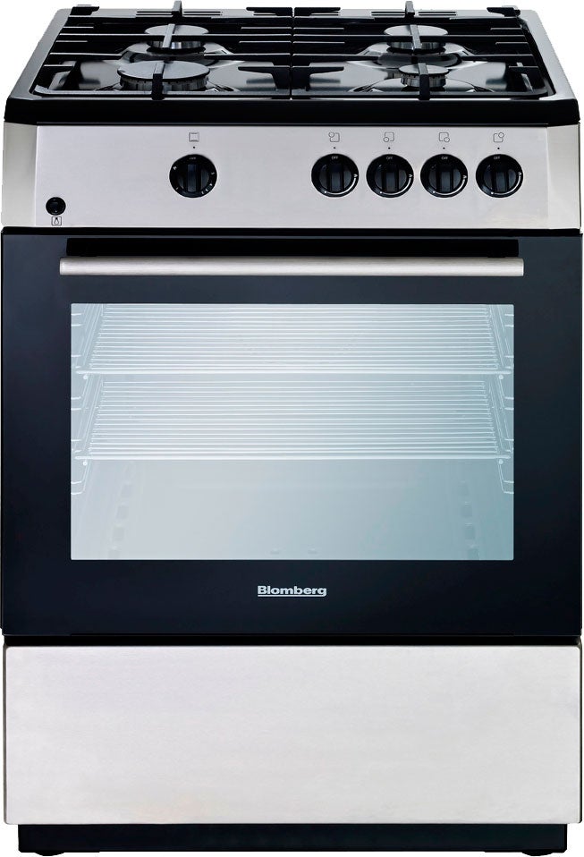 Blomberg BGR24100SS 24" Freestanding Gas Range: Stainless Stainless ...