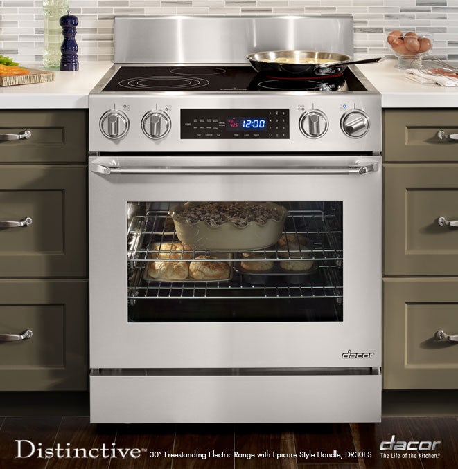 Dacor DR30EIS 30 Inch Slide-In Electric Range with 4.8 cu. ft ...