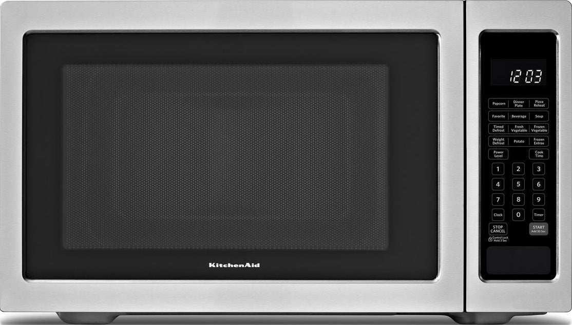 KitchenAid KCMS2255BSS Kitchenaid 1200-watt Countertop Microwave Oven ...