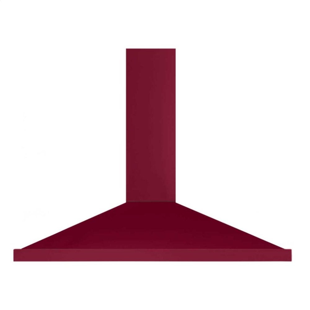 AGA AMCHD44CRN 44 Inch Wall Mount Canopy Chimney Range Hood: Cranberry ...