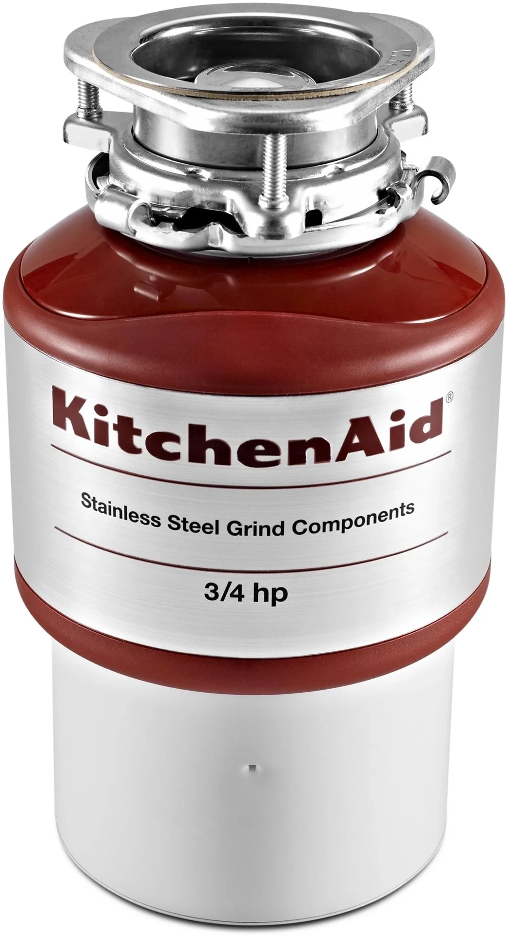 KitchenAid KCDI075B 3/4-Horsepower Continuous Feed Food Waste Disposer ...