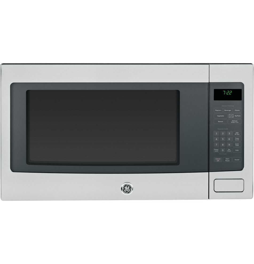 GE PEB7226SFSS 2.2 cu. ft. Countertop Microwave Oven with 1100 Watts ...