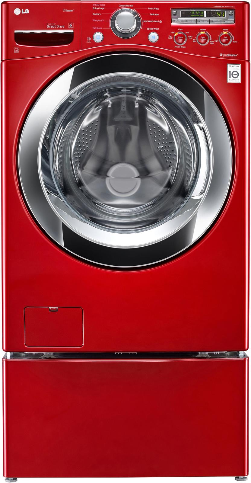LG WM3250HRA 27" Front-Load Washer with 4.0 cu. ft. Capacity, 9 Wash ...
