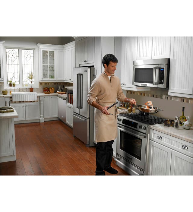 KitchenAid KFCP22EXMP 21.8 cu. ft. Counter-Depth French Door ...