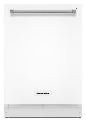 KitchenAid KDTE254EWH Kitchenaid 39 Dba Dishwasher White | Plesser's ...
