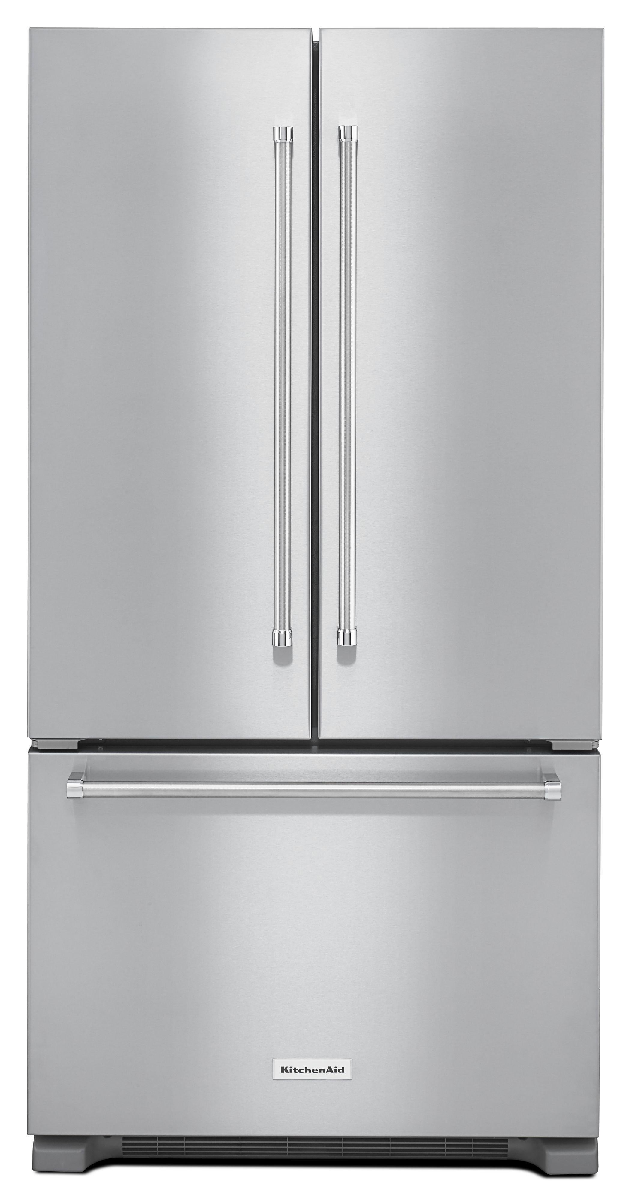 KitchenAid KRFC302ESS 36 Inch Counter Depth French Door Refrigerator ...