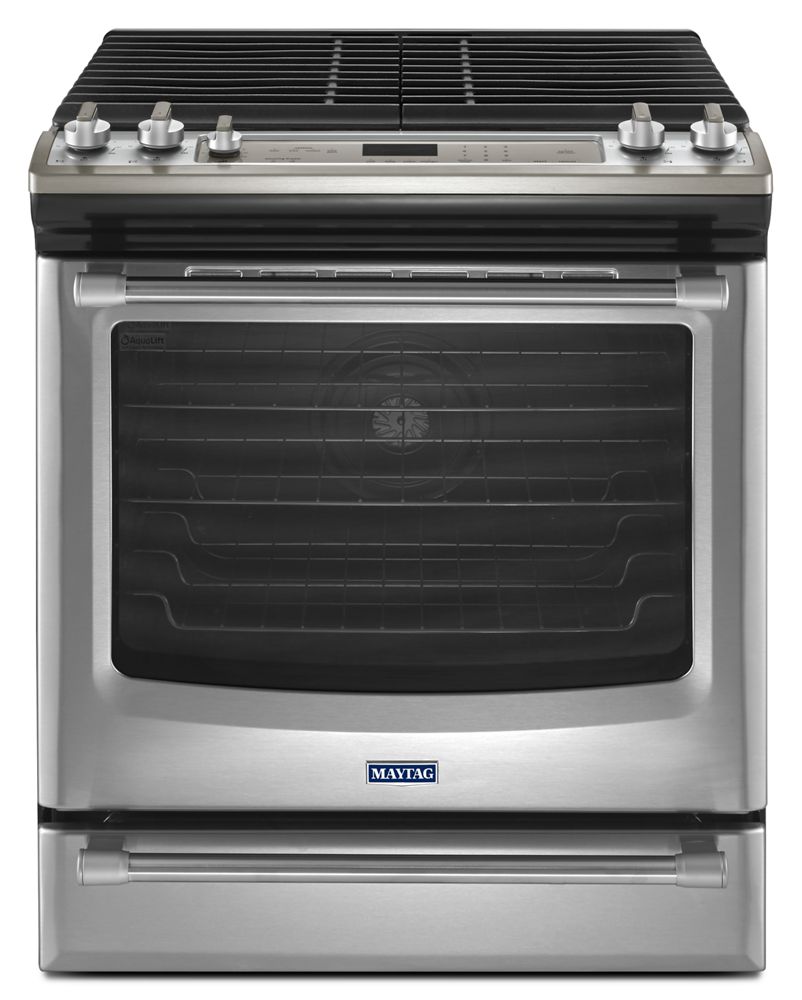 Maytag MGS8880DS Maytag 5. 8 Cu. Ft. Front Control Gas Range With The ...