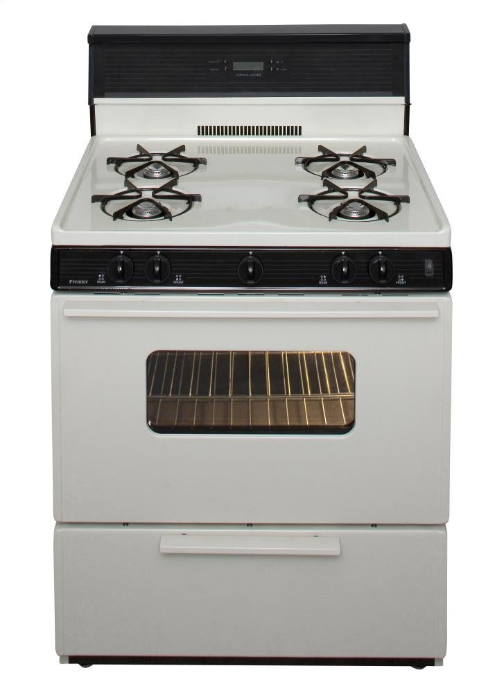 Premier SFK240TP 30 Inch Freestanding Gas Range with 4 Open Burners ...