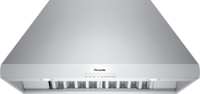Thermador HPCN36NS 36 Inch Wall Mount Chimney Hood with Separate Blower ...