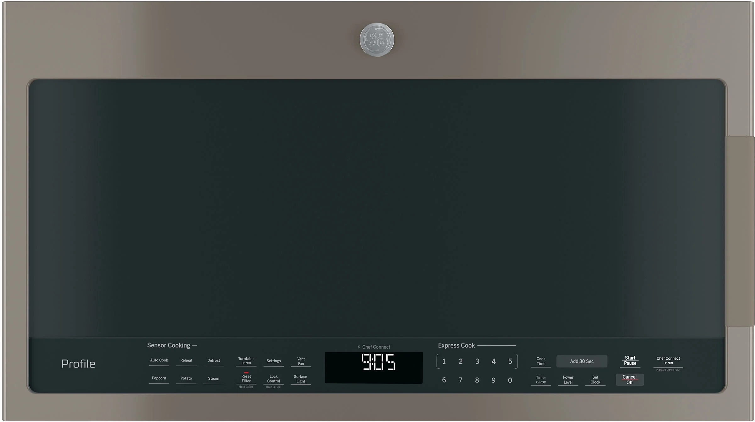 GE PVM9005EJES 30 Inch 2.1 cu. ft. Over-the-Range Microwave Oven Slate ...