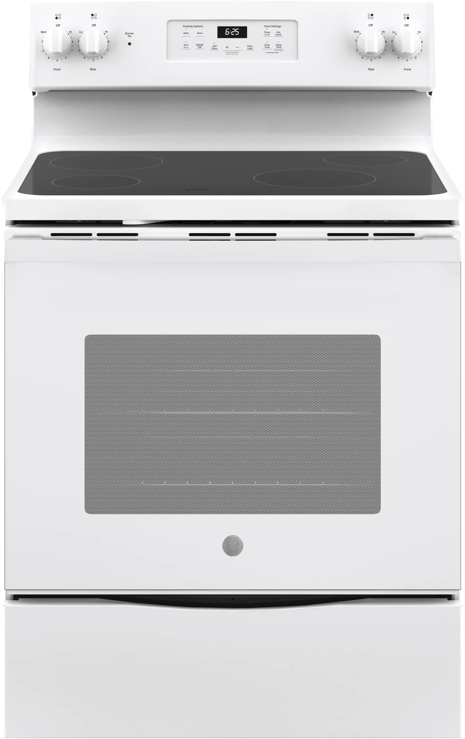 GE JB625DKWW 30 Inch Freestanding Electric Range White | Plesser's ...