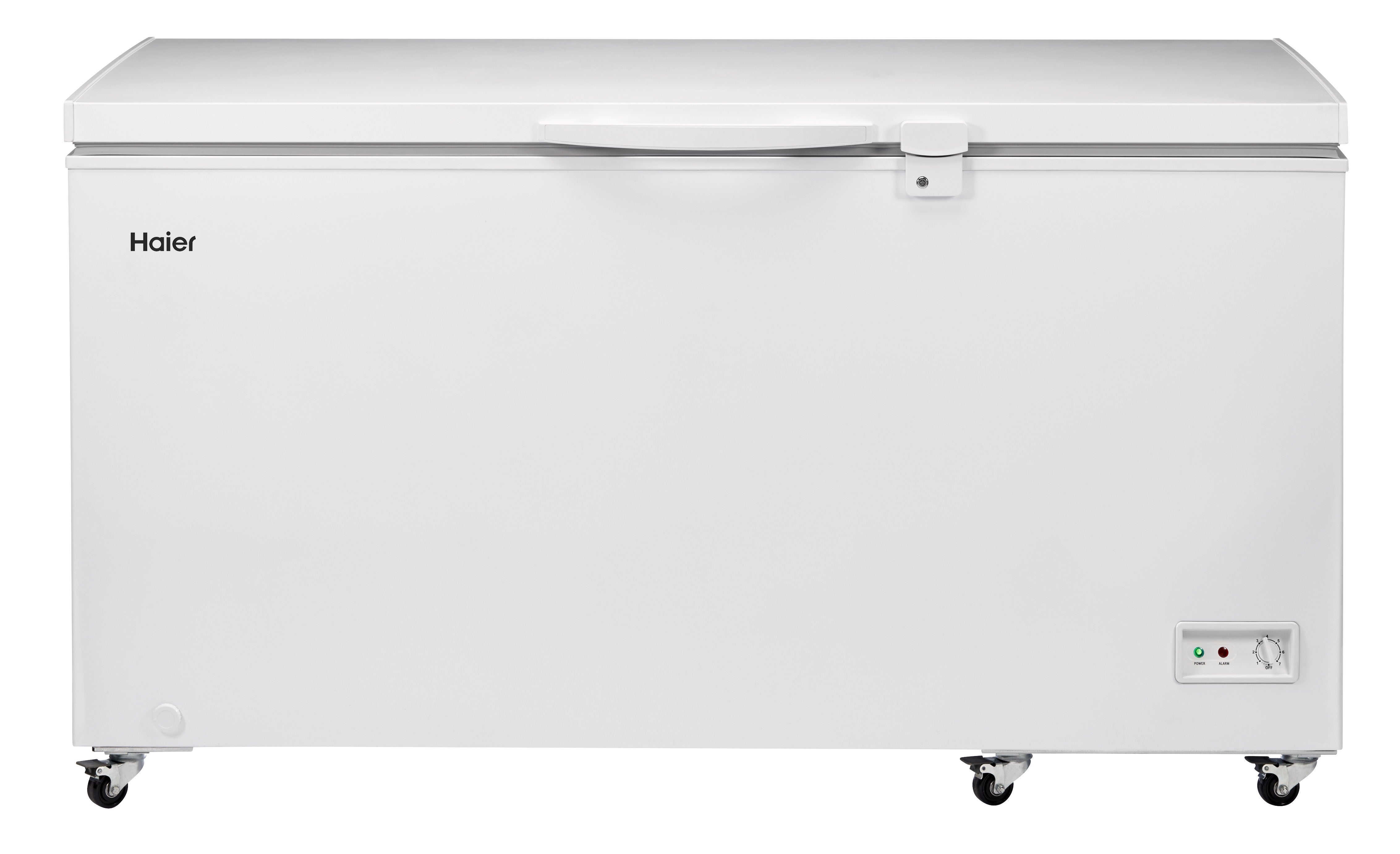 Haier HFC1104ACW 45 Inch Chest Freezer with 10.7 Cu. Ft. Capacity, 2 ...