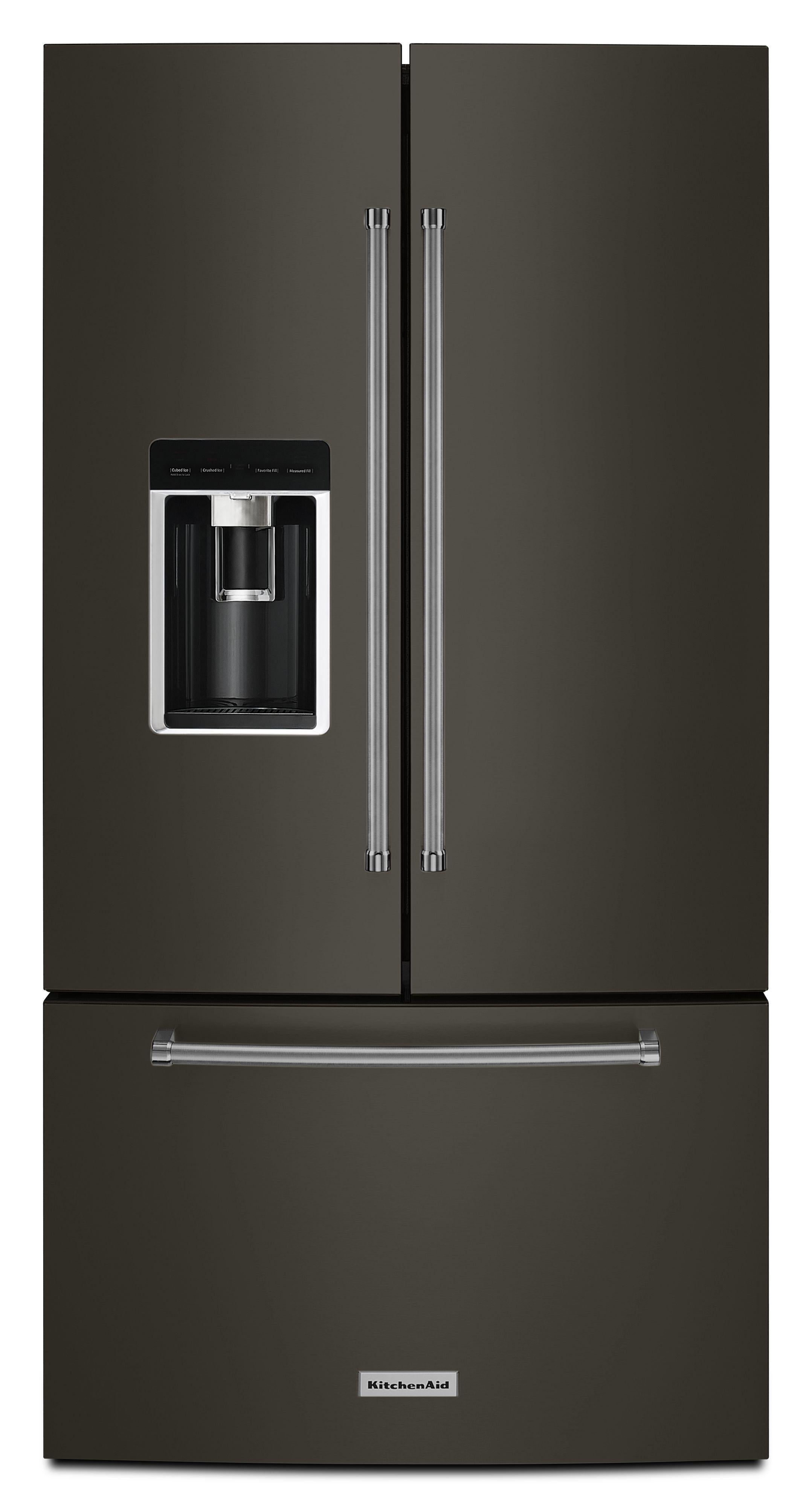 KitchenAid KRFC704FBS 36 Inch Counter-Depth French Door Refrigerator ...