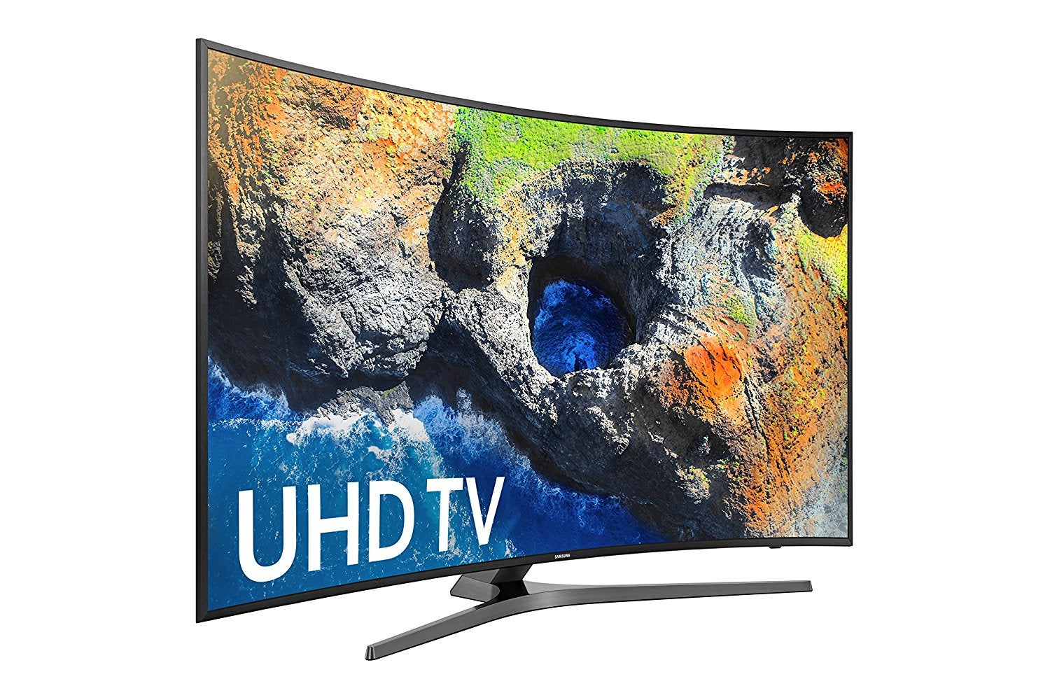 Samsung Electronics UN49MU7500 Black UHD 4K HDR Curved LED Smart HDTV ...