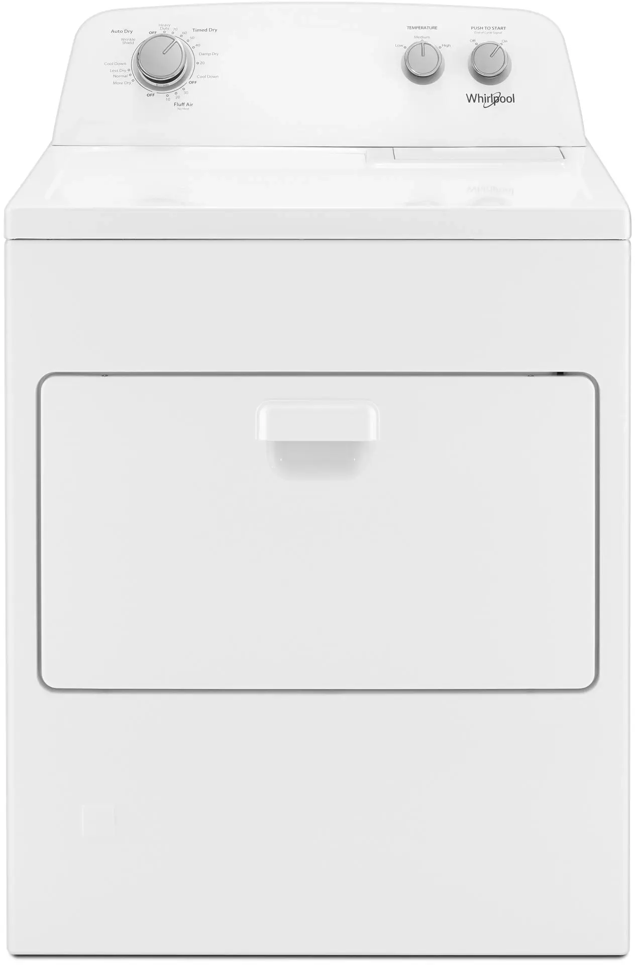 Whirlpool WGD4850HW 29 Inch Gas Dryer White | Plesser's Appliances