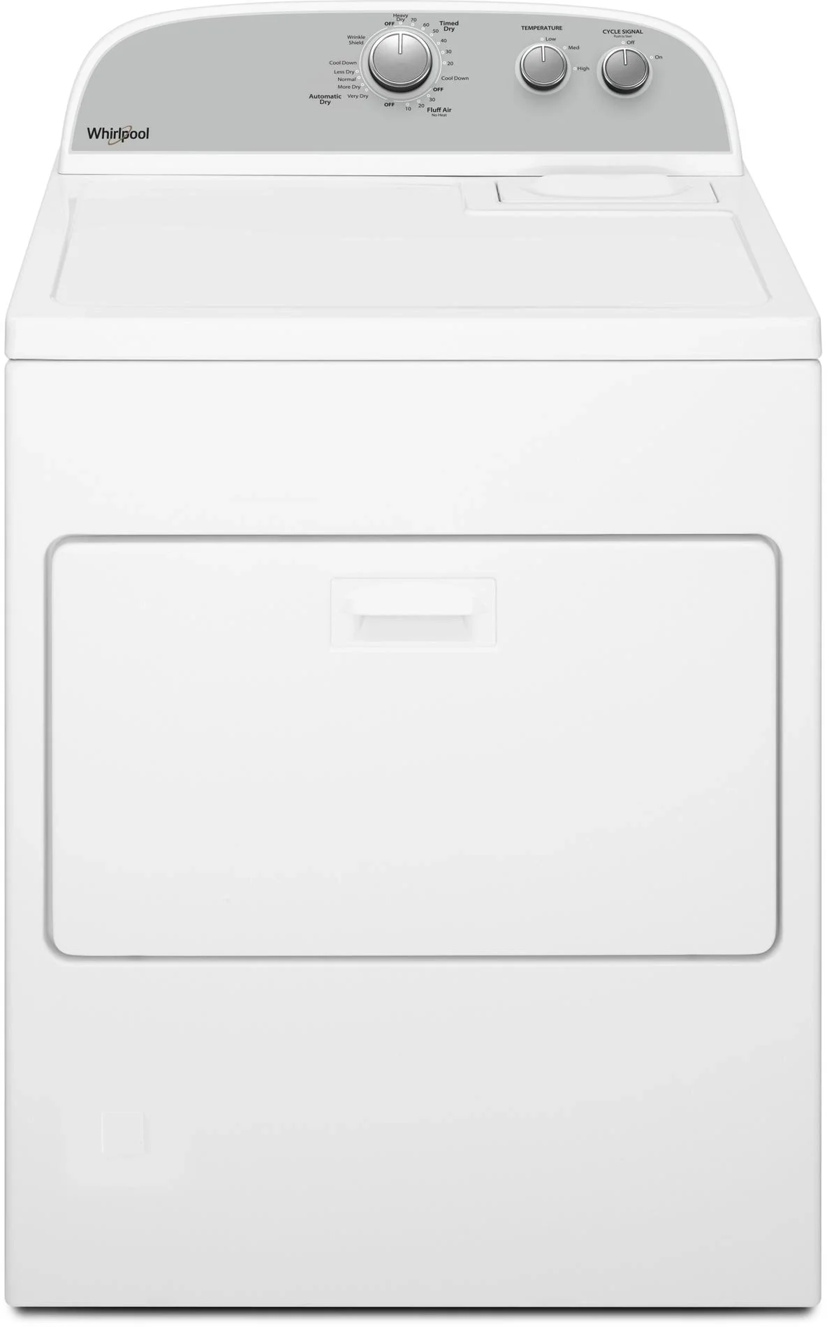 Whirlpool WGD4950HW 29 Inch Front Load Dryer with Autodrying System ...