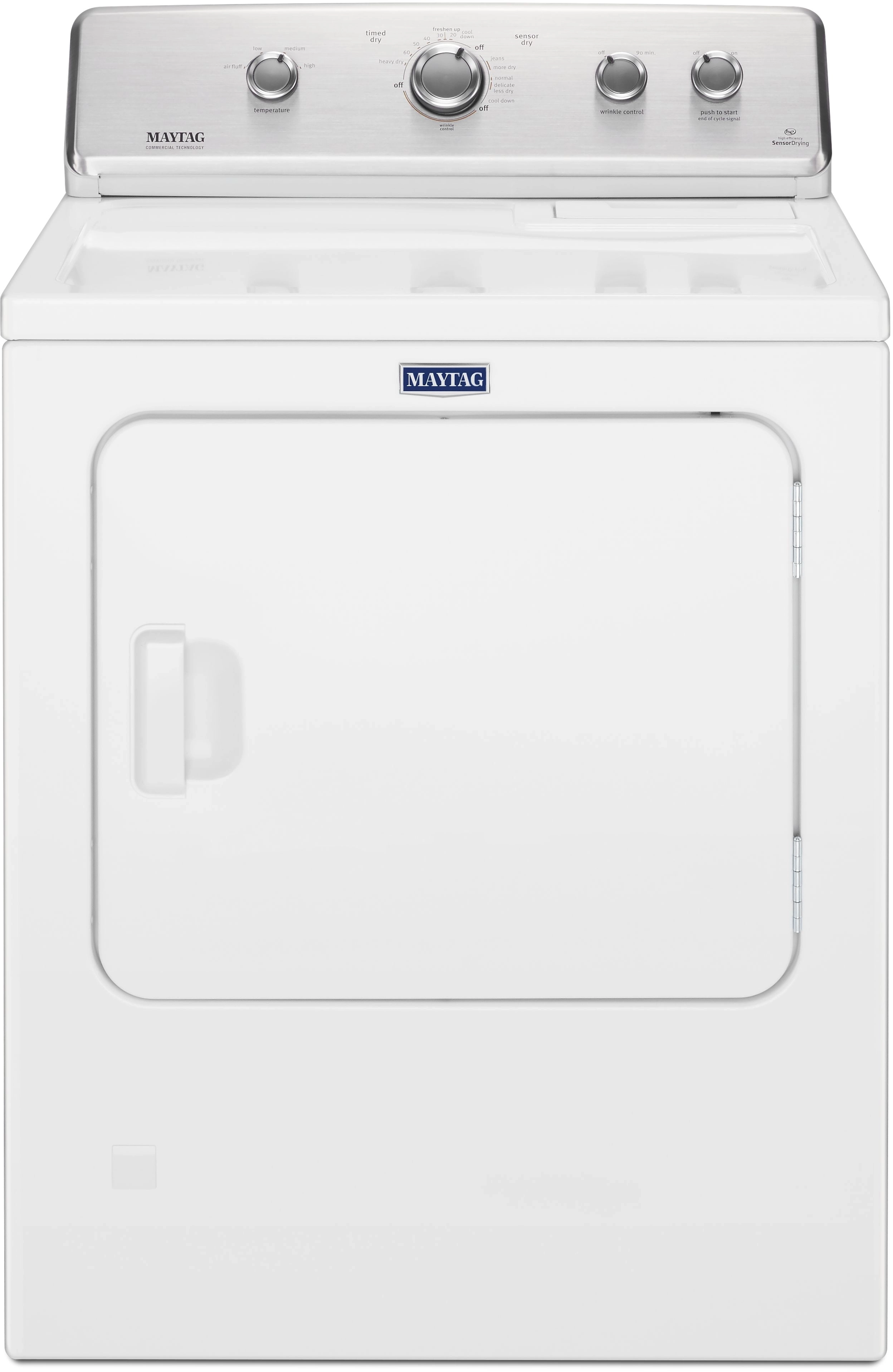 Maytag MGDC465HW 29 Inch Top Load Gas Dryer White | Plesser's Appliances