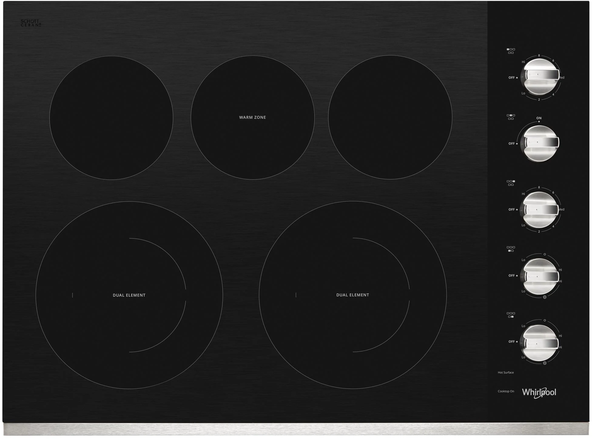30-inch Electric Ceramic Glass Cooktop With Dual Radiant, 52% OFF
