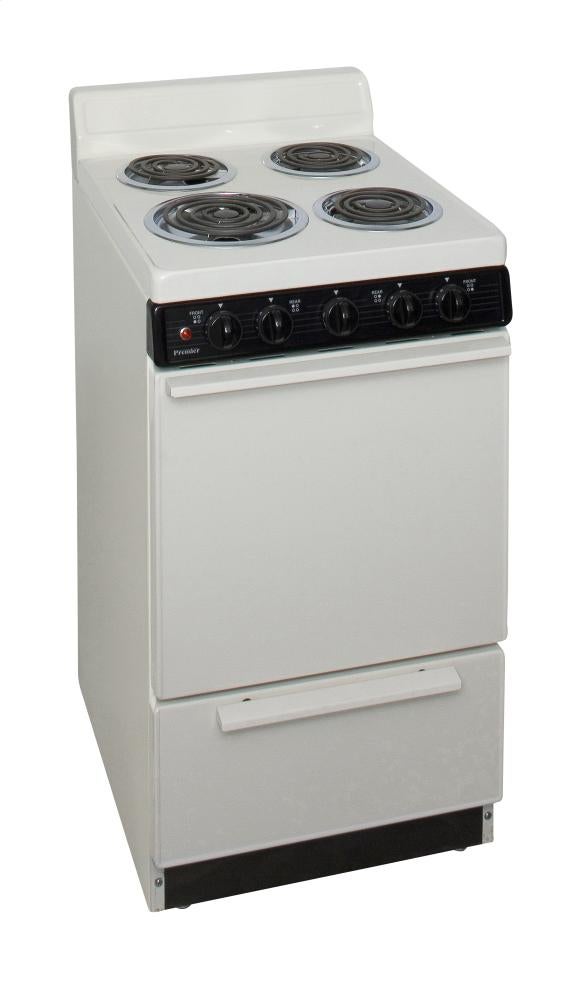 Premier EAK100TP0 Premier 20-Inch Electric Range (Color: Biscuit ...