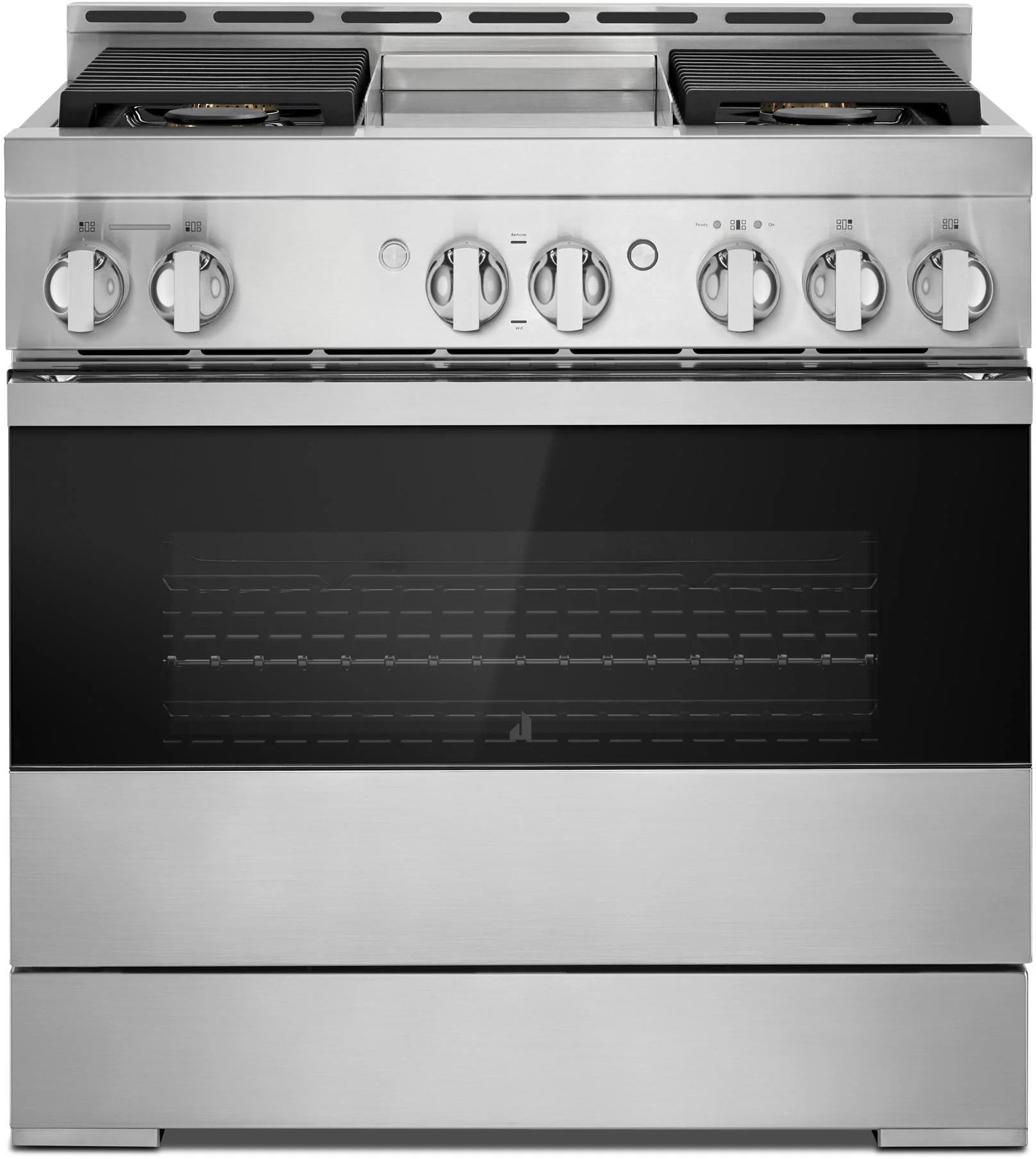 Jenn Air JGRP536HM 36 Inch Smart Freestanding Gas Range with 4 Sealed ...