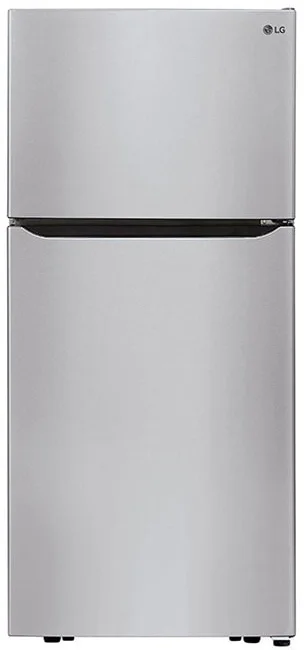 LG LTCS20020S 30 Inch Top Freezer Refrigerator Printproof Stainless ...