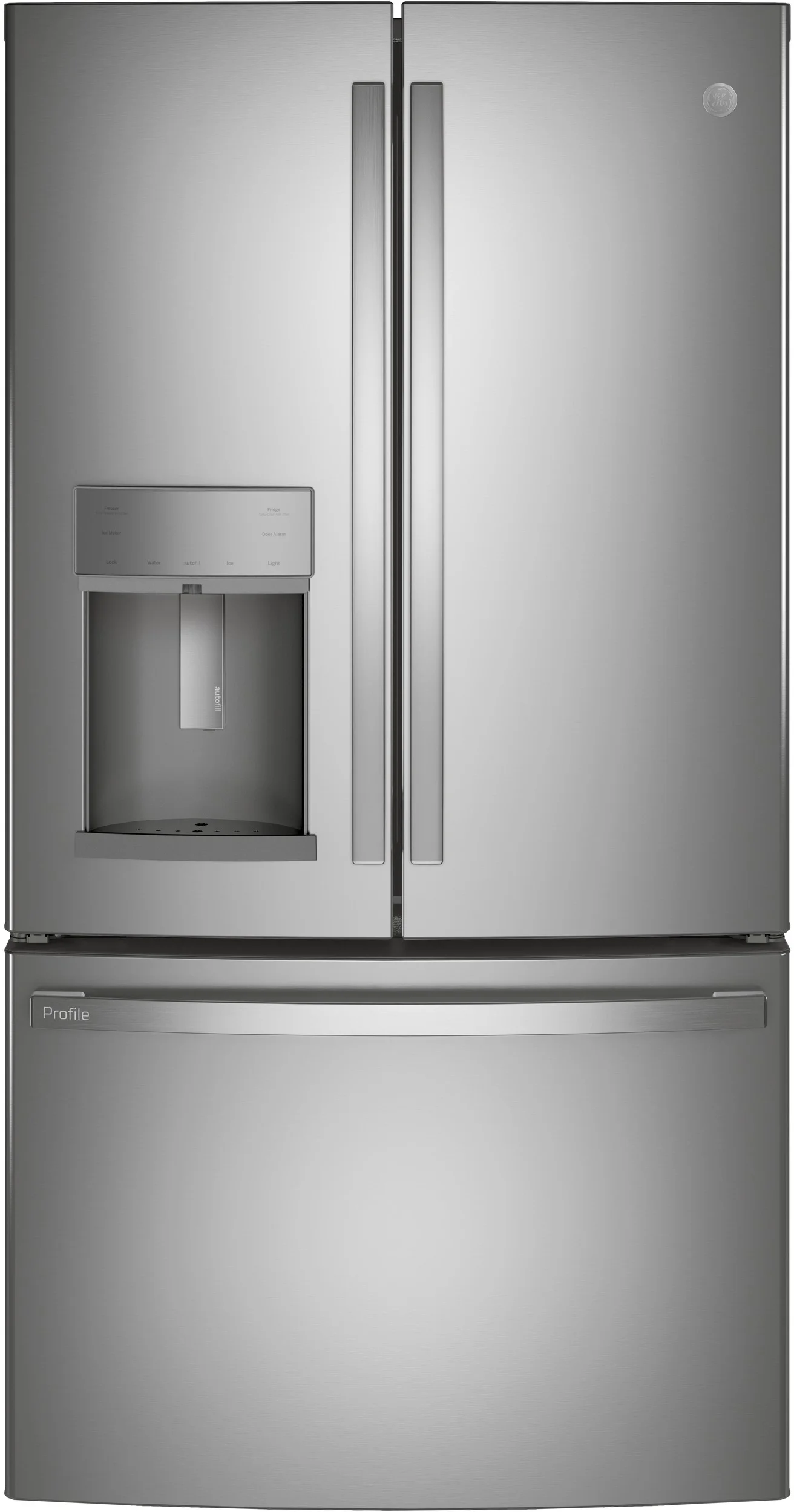 GE PFD28KYNFS Standard Depth French Door Refrigerator With Door In Door ...