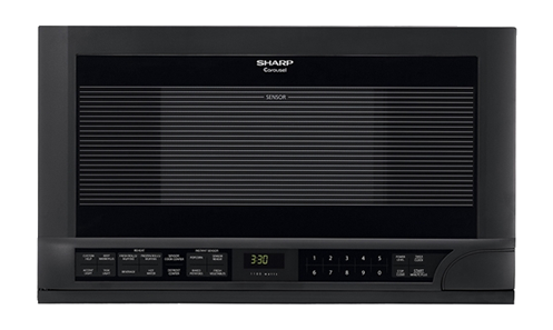 Sharp R1210TY 24 Inch Over the Counter Microwave Oven Black | Plesser's ...