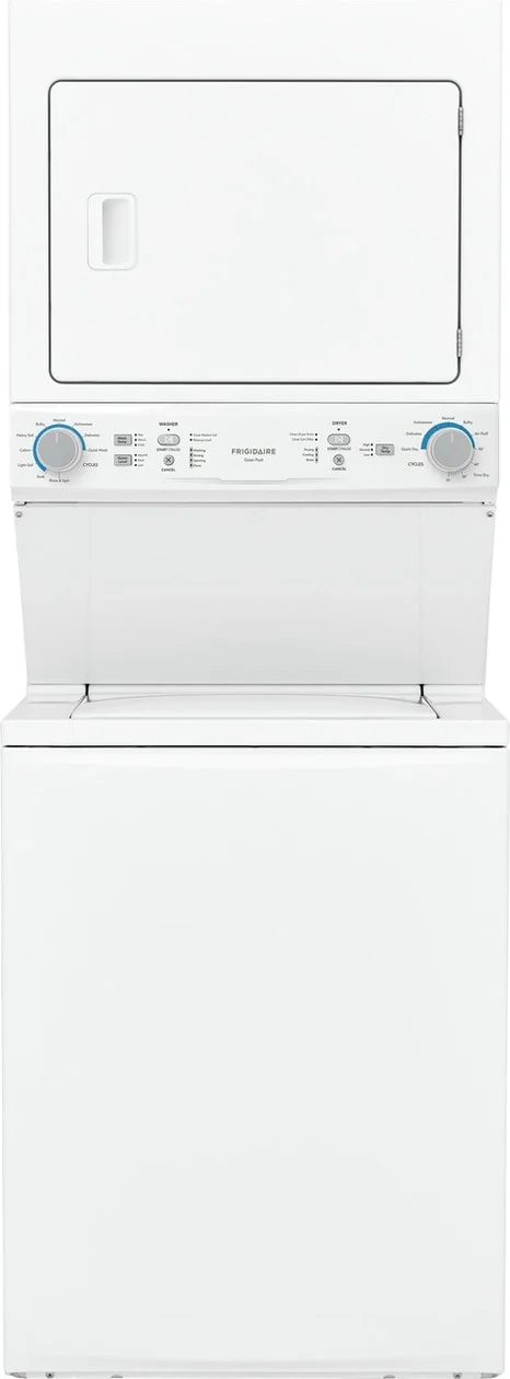 Frigidaire FLCE7522AW 27 Inch Washer and Dryer Laundry Center with 10 ...