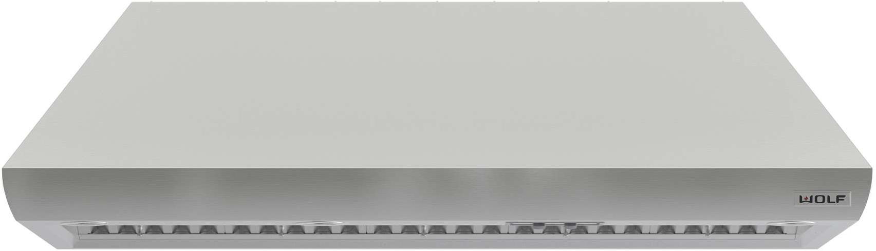 Wolf PI663418 Pro-Style Island Chimney Range Hood: Stainless Steel, 66 ...