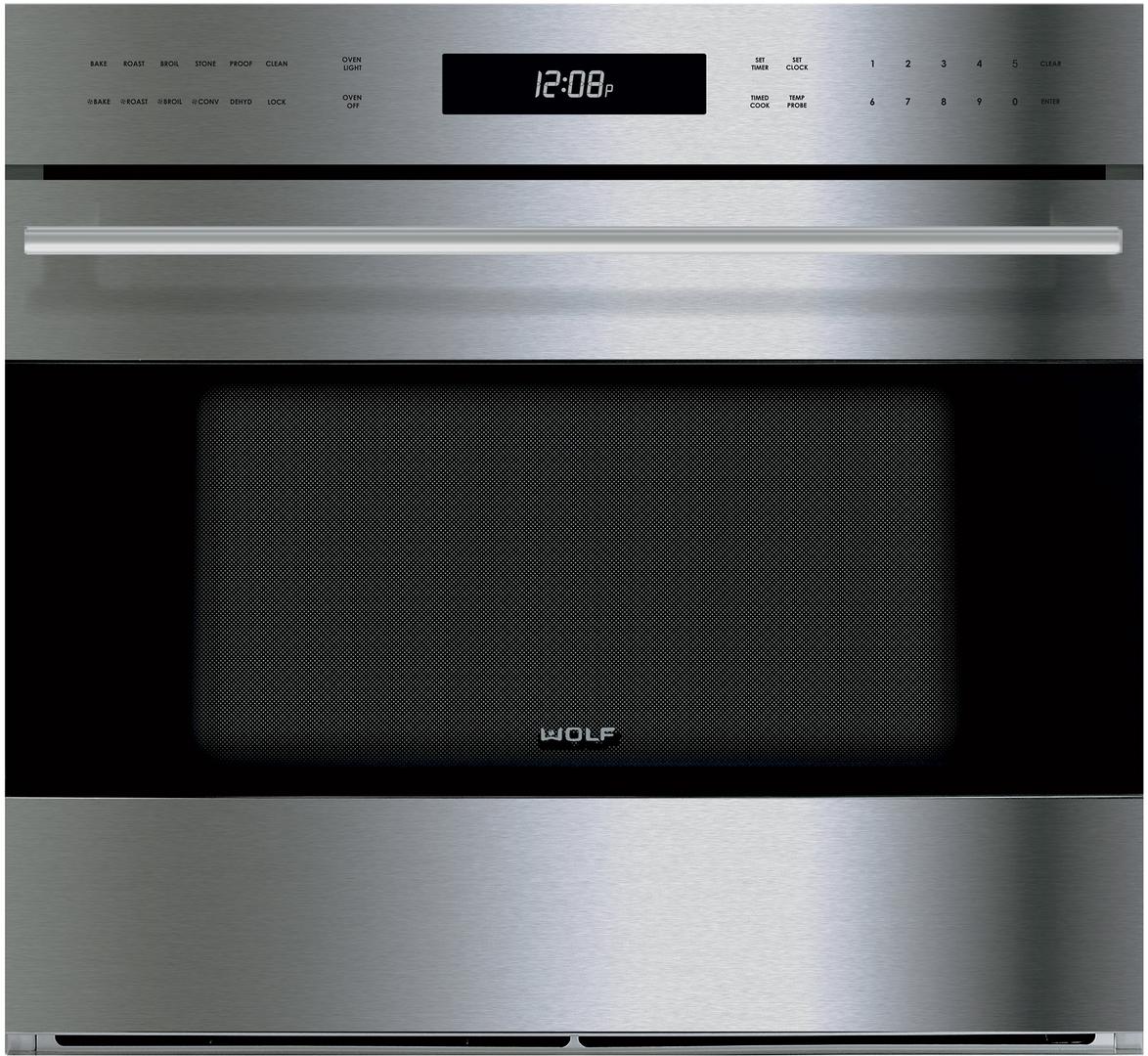 Wolf SO30TESTH 30 Inch Built-In Single Oven: Stainless Steel, Stainless ...