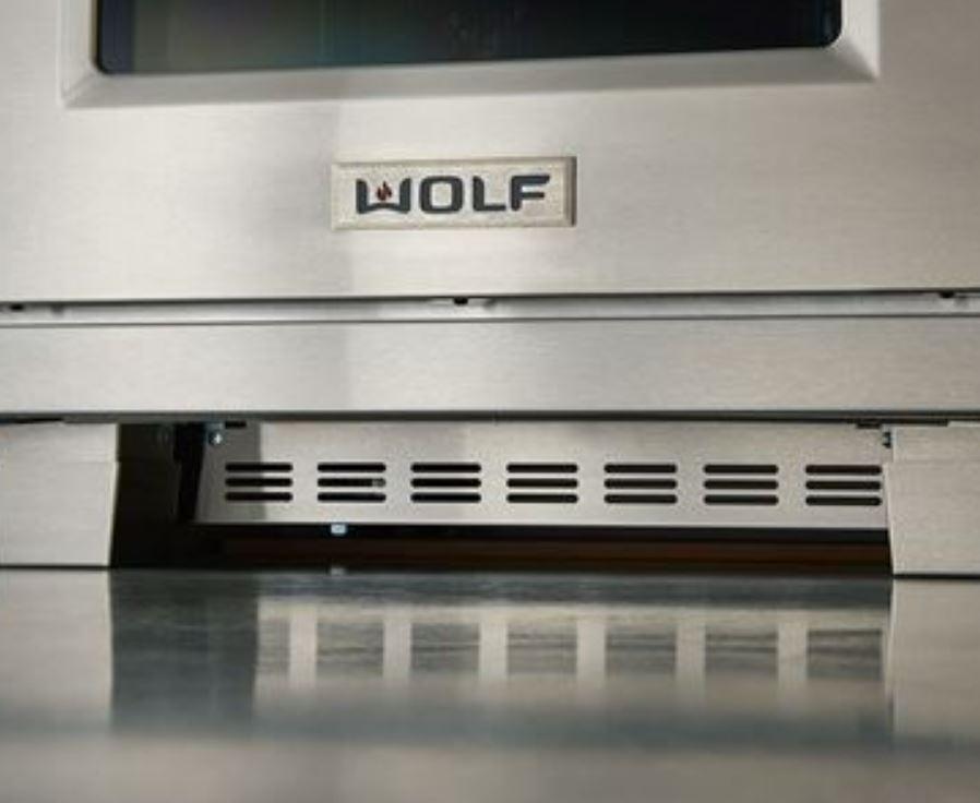 Wolf 822019 Kickplate for 60 Inch Dual Fuel Ranges: Stainless Stainless ...