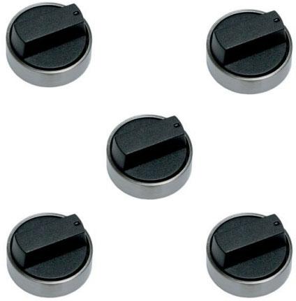 Wolf 9056361 36 Inch CG Gas Cooktop Knobs N/C: Black | Plesser's Appliances