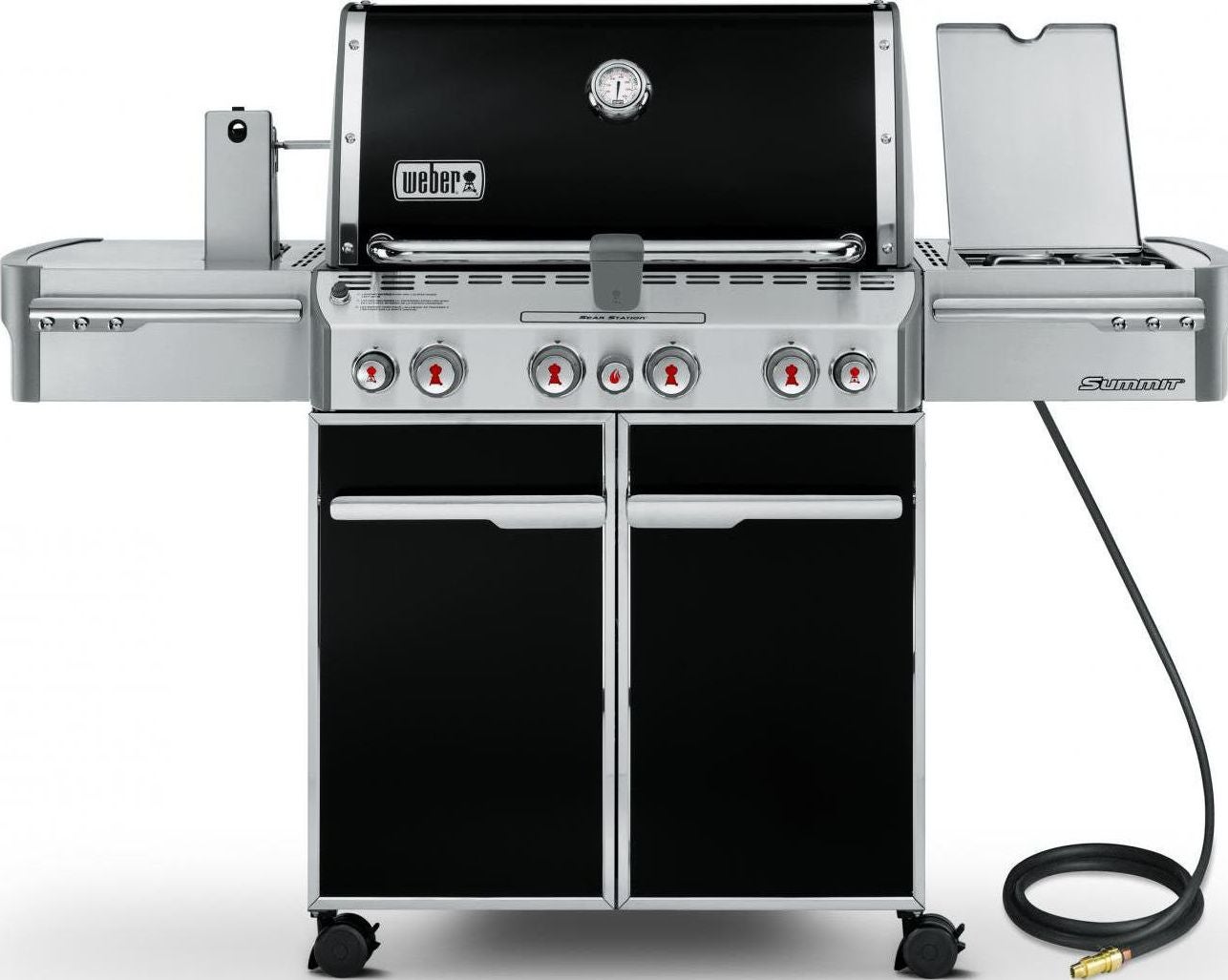 Weber 7271001 Summit E-470 Gas Grill: Black, Natural Gas | Plesser's ...