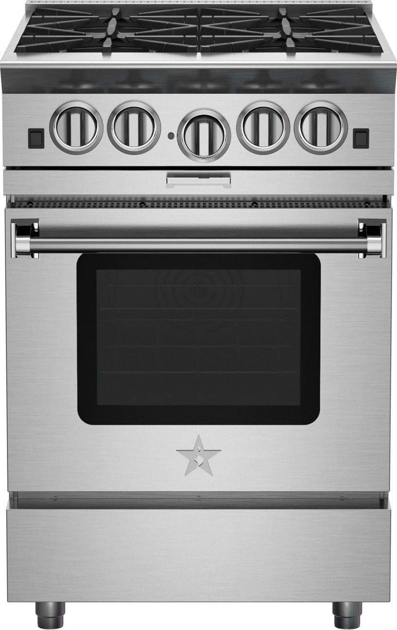 Bluestar BSP244B 24 Inch Freestanding Gas Range | Plesser's Appliances