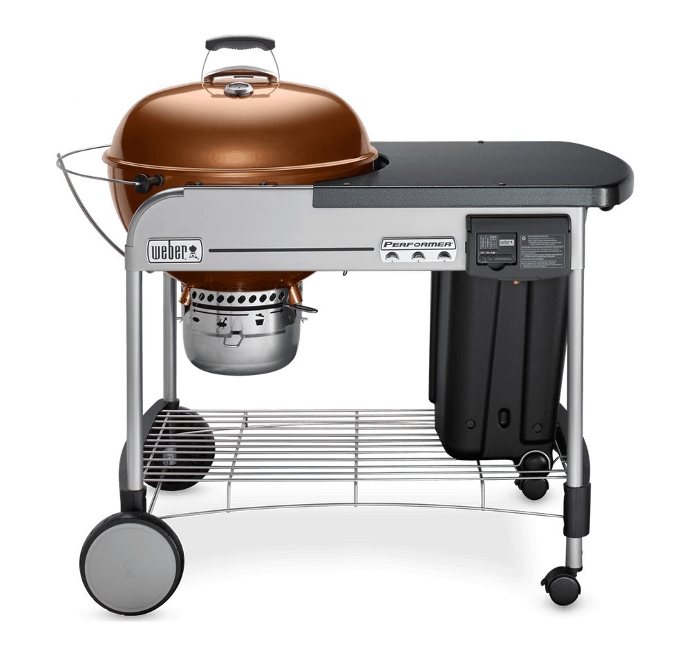 Weber 15502001 22 Inch Performer® Deluxe Charcoal Grill with 363 sq. in ...