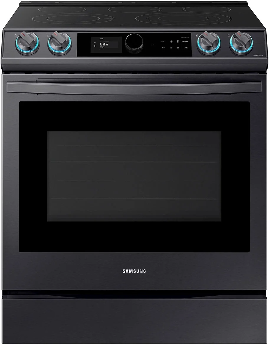 Samsung NE63T8711SG 6.3 cu. ft. Smart BESPOKE Slide-in Electric Range ...