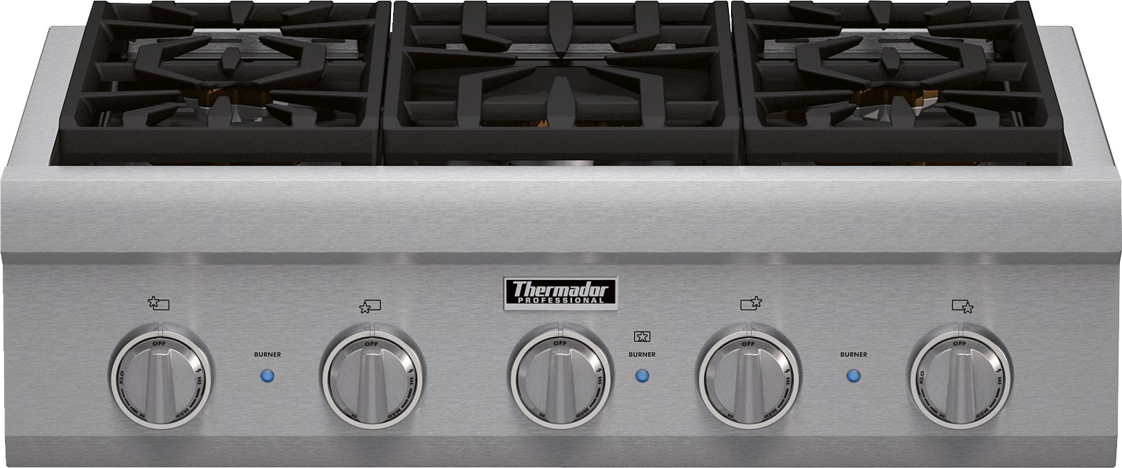 Thermador PCG305P 30 Inch Gas Rangetop with Sealed Burners: Stainless ...