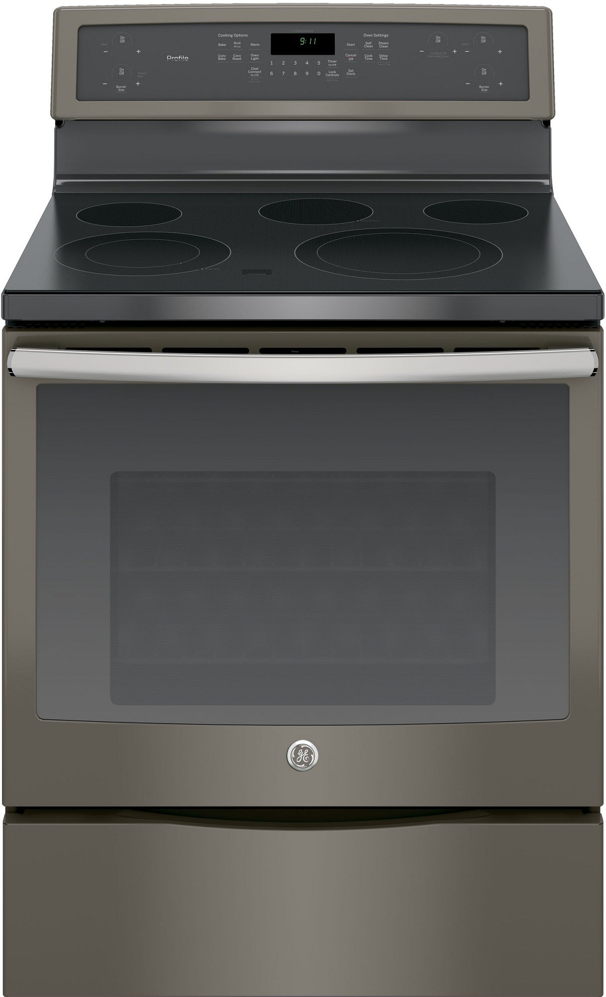 GE PB911EJES 30 Inch Freestanding Electric Convection Range Slate ...