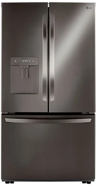 LG LRFWS2906D 36 Inch, 29 Cu. Ft. French Door Refrigerator PrintProof ...