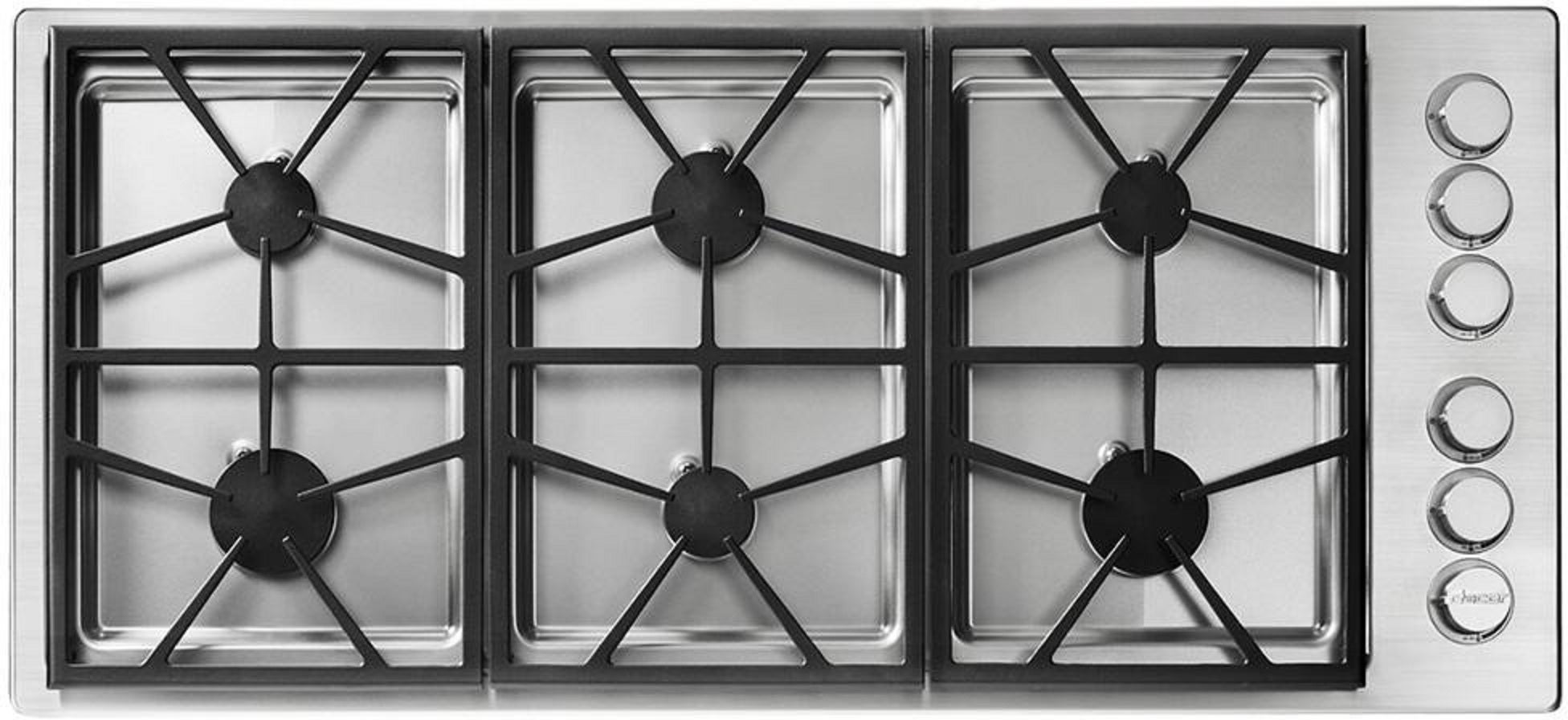 Dacor HPCT466GSNG 46 Inch Gas Cooktop with Sealed Burners: Stainless ...