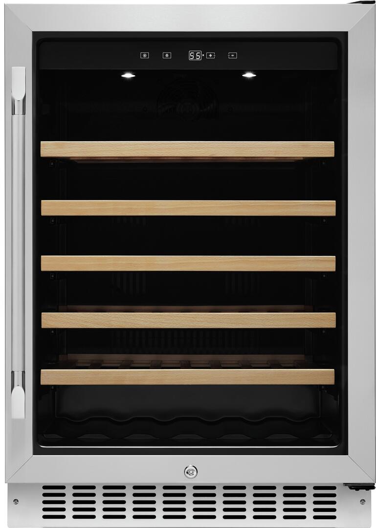 Dacor HWC241R 24 Inch Built-In Single Zone Wine Cooler: Stainless Steel ...